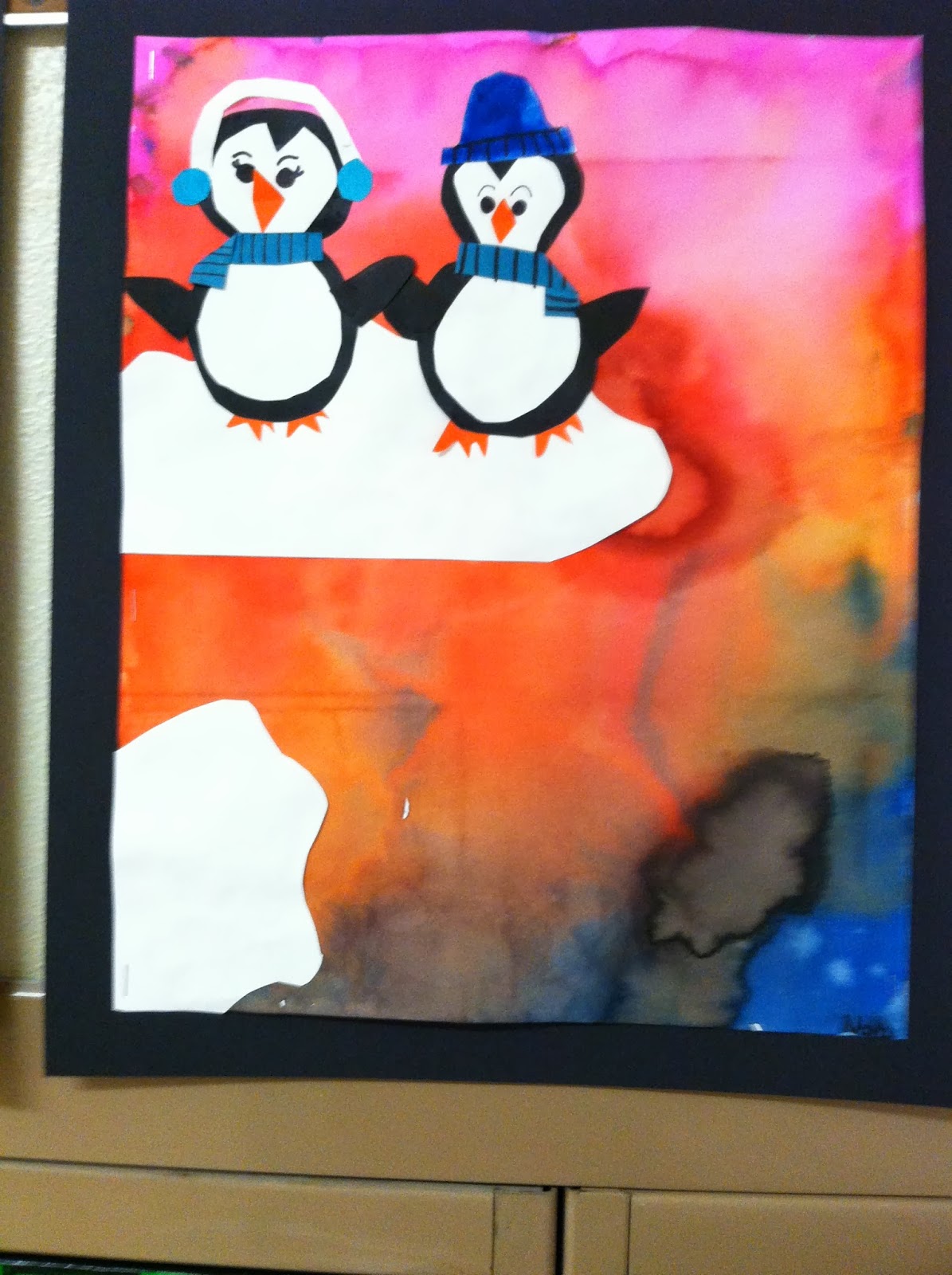 Tart--Teaching Art with Attitude: Penguins in the Northern Lights